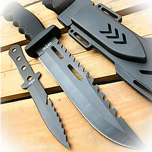 New 12.5" TACTICAL SURVIVAL Hunting Army Bowie FIXED BLADE w/ Knife NEW Camping Outdoor Pro Tactical Elite Knife BLDA-0666