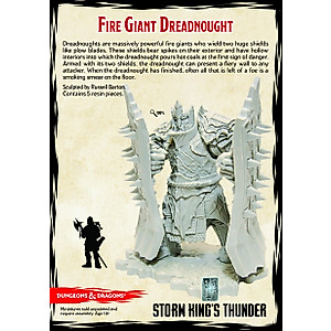 Gale Force Nine Dungeons & Dragons Storm King's Thunder Fire Giant Dreadnought, Multicolor