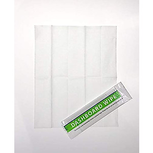 UTowels Individually Sealed Large Dashboard Wipes Perfect for Cleaning Leather, Glass, Dust Off Dashboards and Steering Wheels (100)