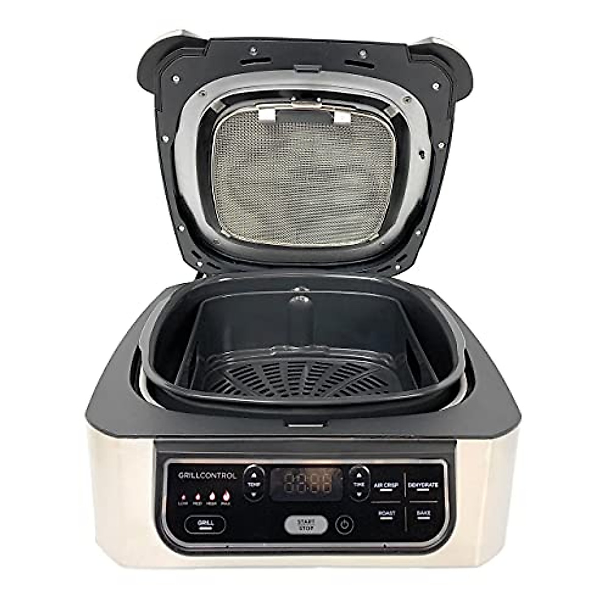 Ninja Foodi 5-in-1 Indoor Grill with 4-Quart Air Fryer with Roast, Bake, Dehydrate, and Cyclonic Grilling Technology, IG301A