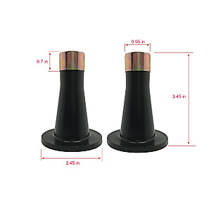 KB Designs - Bed Frame Glide Legs to Replace Wheels (Set of 6)