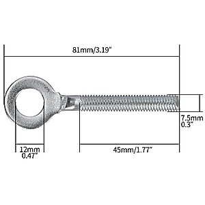 WATODAY 0.4" Chain Axle Adjuster for 50cc 70cc 90cc 110cc 125cc 250cc Buyang Kazuma TaoTao Chinese Kazuma Coolster Peace ATV 4 wheeler Quad