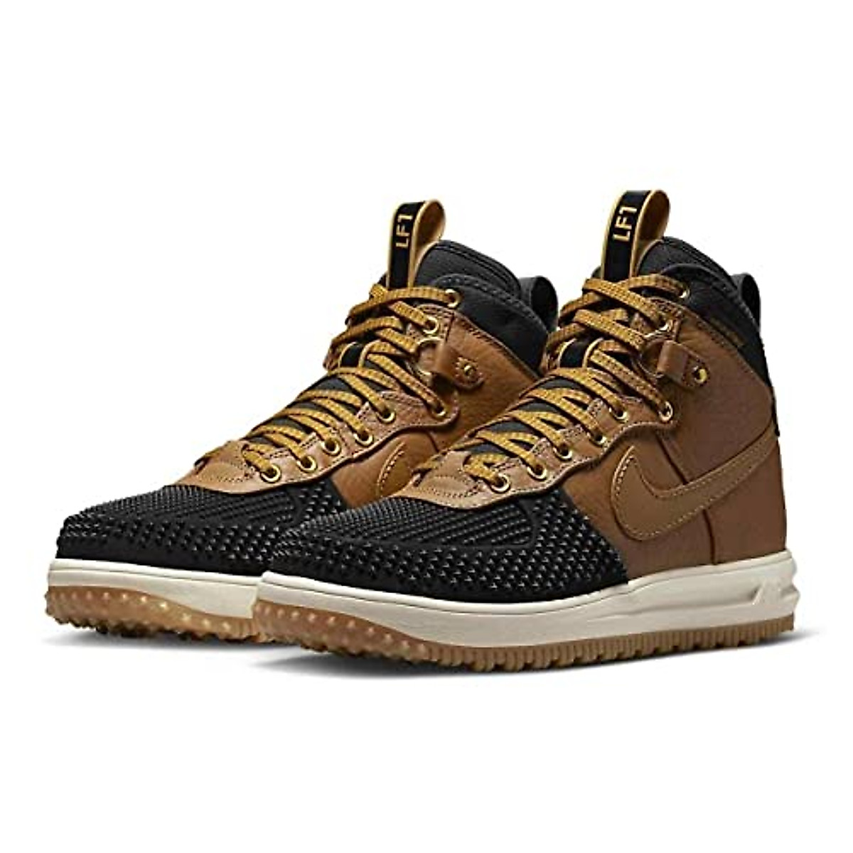 Nike Men's Lunar Force 1 Duckboot Ale Brown/Ale Brown-Black (805899 202) - 9.5