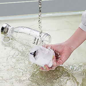 Personal Blender for Shakes and Smoothies - Hand Held Portable Blender USB Rechargeable - Powerful Mini Fresh Juice blender bottle for Gym, Travel & Office with Free Steel Straw & Recipe Book (white)