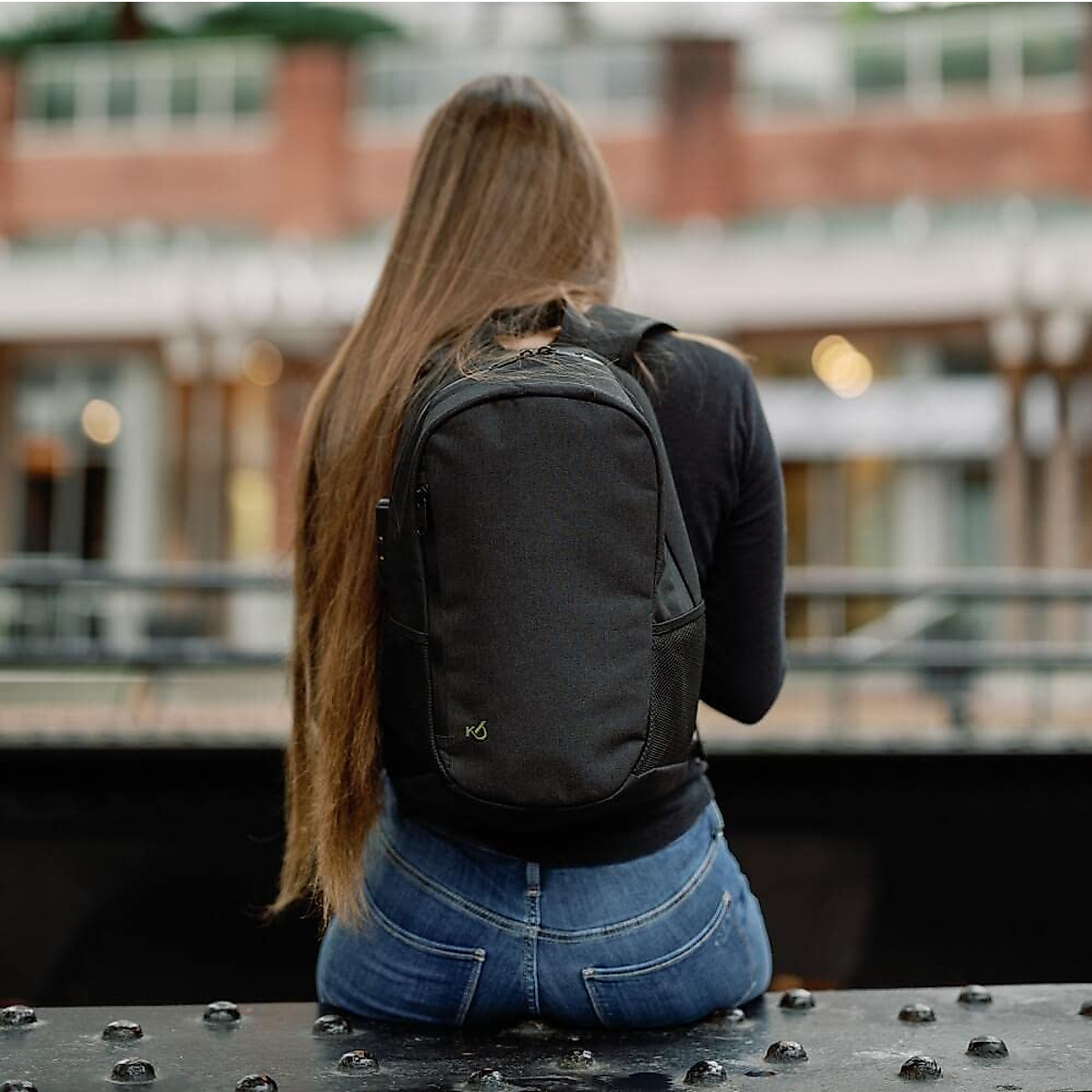 KEEP6 Backpack and Bag Set - Smell Proof with Lock for Men, Women, Kids, includes Minimalist Small Travel Odor Proof Bag, fits iPad and Macbook Air Laptop up to 13.3"