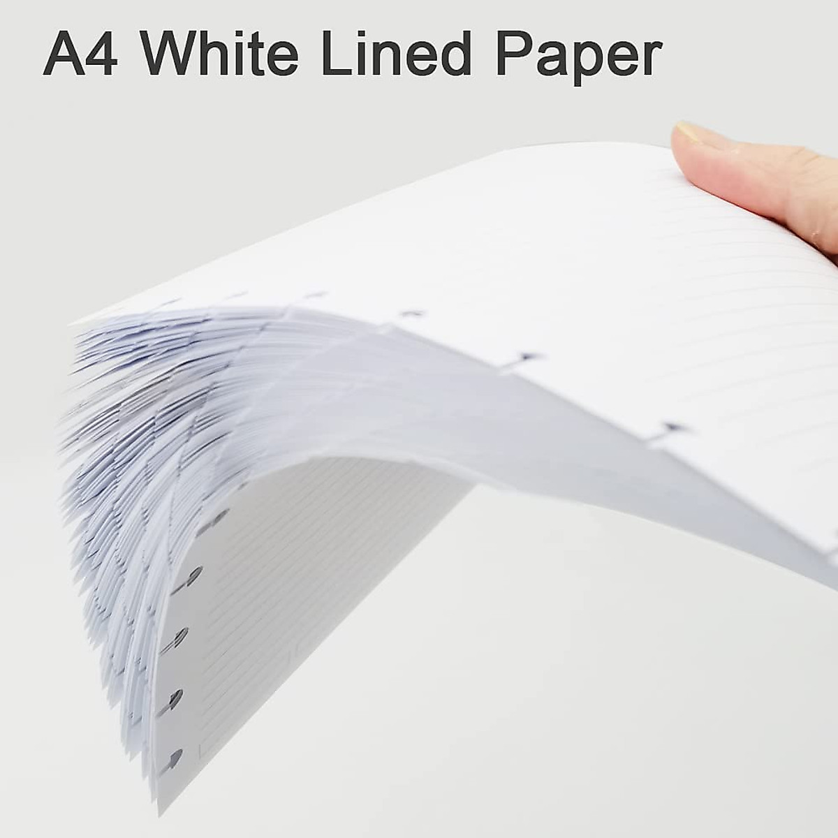 (Pack of 2) Letter Size Discbound Refill Paper, Disc Paper Refill for TUL Custom Note-Taking System Discbound Planner Inserts, 200 Sheets/400 Pages, White Discbound Paper, Arc Paper Refill 8.5 x 11