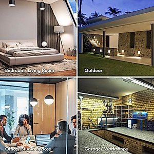 Xtricity Compact Fluorescent Light Bulb T2 Spiral, E26 Base, 9W (40 Watt Equivalent), 4100k Cool White, 540 Lumens, CFL, 120V - UL Listed, (4 Pack)