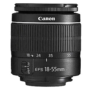 Canon EOS 2000D (Rebel T7) DSLR Camera w/Canon EF-S 18-55mm F/3.5-5.6 Zoom Lens+ Case + 64GB Memory(28pc Bundle)