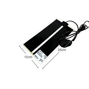 Giveme5 Upgrade US Plug 110V Reptile Heating Pad Reptile Under Tank Warmer Mat Heat Mat with Temperature Controller (7W 5.9x11)