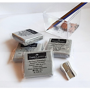 Faber- Castell Grey Kneaded Professional Artist Quality Erasers? Bulk Buy Quantity 4 Erasers Per Order