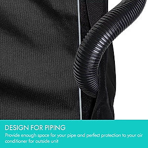 WLEAFJ Air Conditioner Cover for Outside Units, Heavy Duty AC Unit Cover Outdoor for Winter Fits up to 26 x 26 x 32 inches