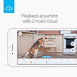 Zmodo 720P HD Smart Wireless Surveillance Camera WiFi Outdoor Security Camera - Cloud Service Available