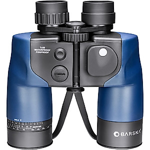 BARSKA 7x50 Deep Sea Waterproof Binocular w/ Internal Rangefinder & Compass