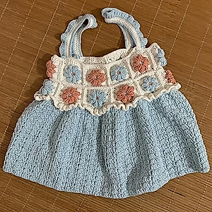 2 Skeins/200g Light Blue Crochet Cotton Yarn DIY Winter Sweater Scarf Gloves Yarn