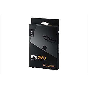 SAMSUNG 870 QVO 8 TB SATA 2.5 Inch Internal Solid State Drive (SSD) (MZ-77Q8T0), Black