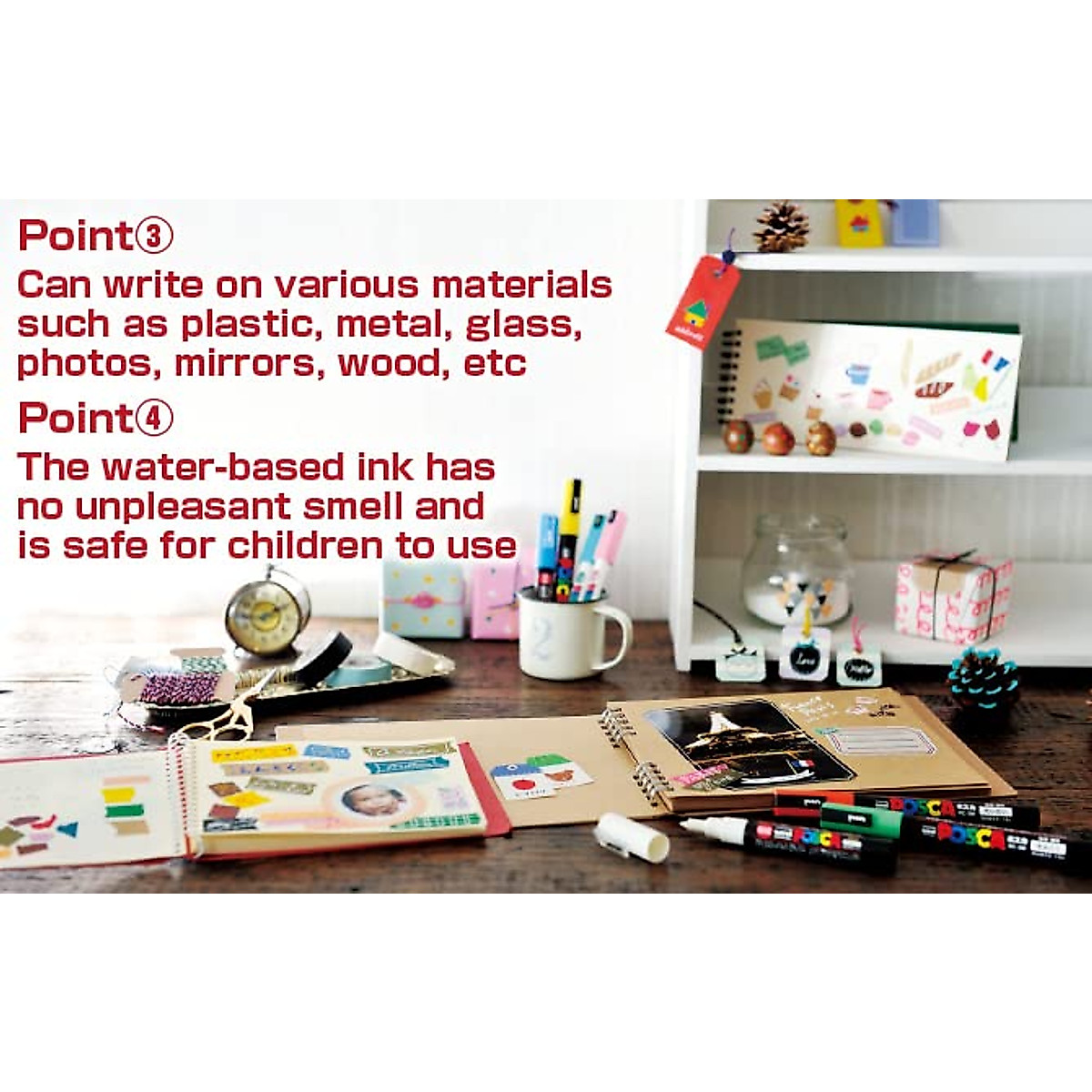 Posca Paint Marker Pen (PC-5M) 29 Colors Full Set with Original Box Japan Import