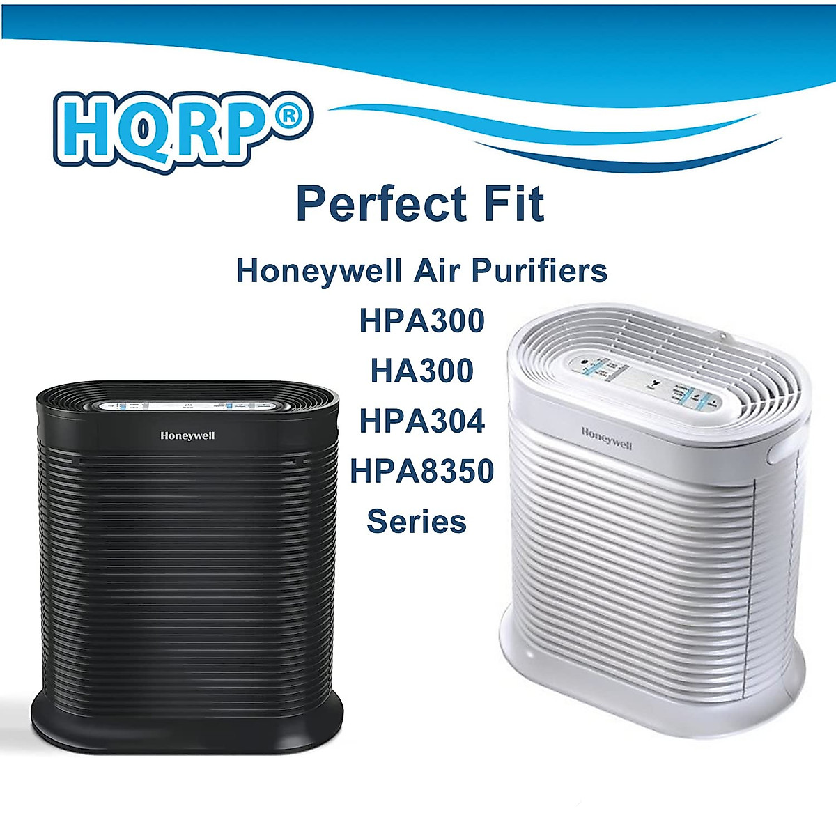 HQRP 4-Pack Pre-Cut Activated Carbon Filter Compatible with Honeywell HRF-A300 fits HPA300, HA300, HA300BHDB, HPA304, HPA8350, HPA-300, HA-300, HA-300-BHDB, HPA-304, HPA-8350 Series