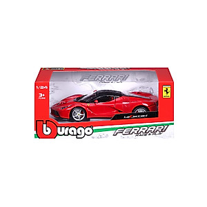 Bburago Ferrari Race and Play LaFerrari 1/24 Scale Diecast Model Vehicle Red