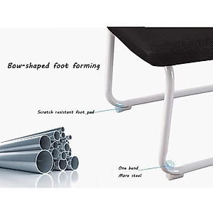 Office Chair Mesh Chair Swivel Armrest Seat Arch-Leg Table and Chair Computer Chair Ergonomic Backrest Big Class Game Chair Chair (Color : Orange) Needed