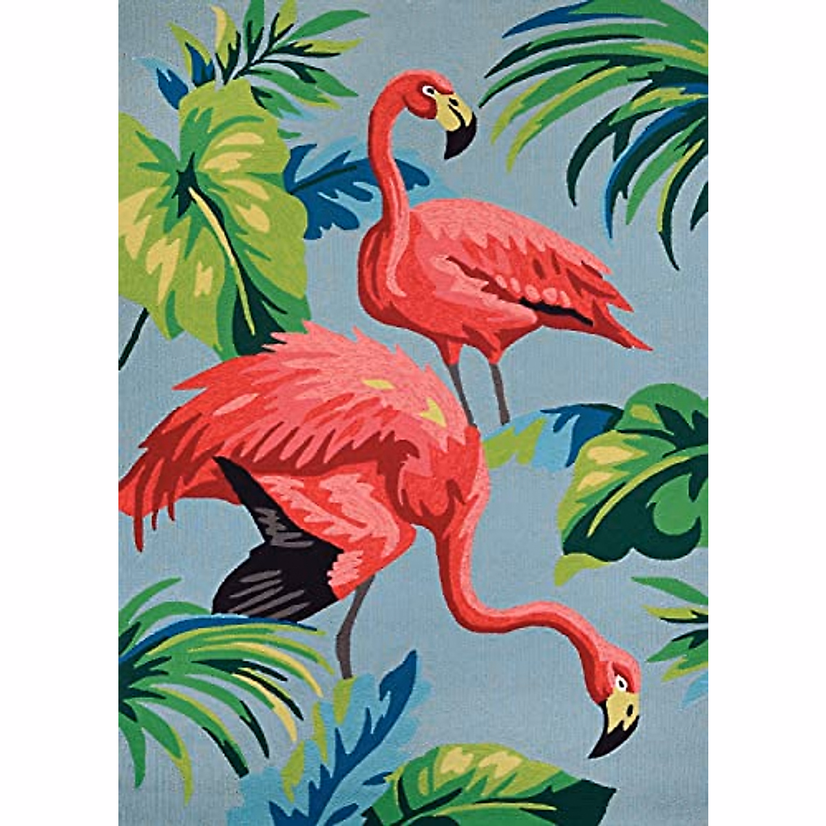 Couristan Flamingos Area rug, 3'6" x 5'6", Multicolor