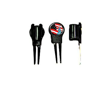 Putter Mounted Divot Tool and Ball Marker - Liberty