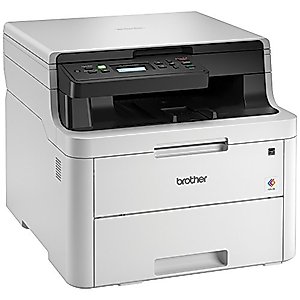 Brother HL-L3290CDW Compact Digital Color Printer Providing Laser Printer Quality Results with Convenient Flatbed Copy & Scan, Wireless and Duplex Printing, Amazon Dash Replenishment Ready