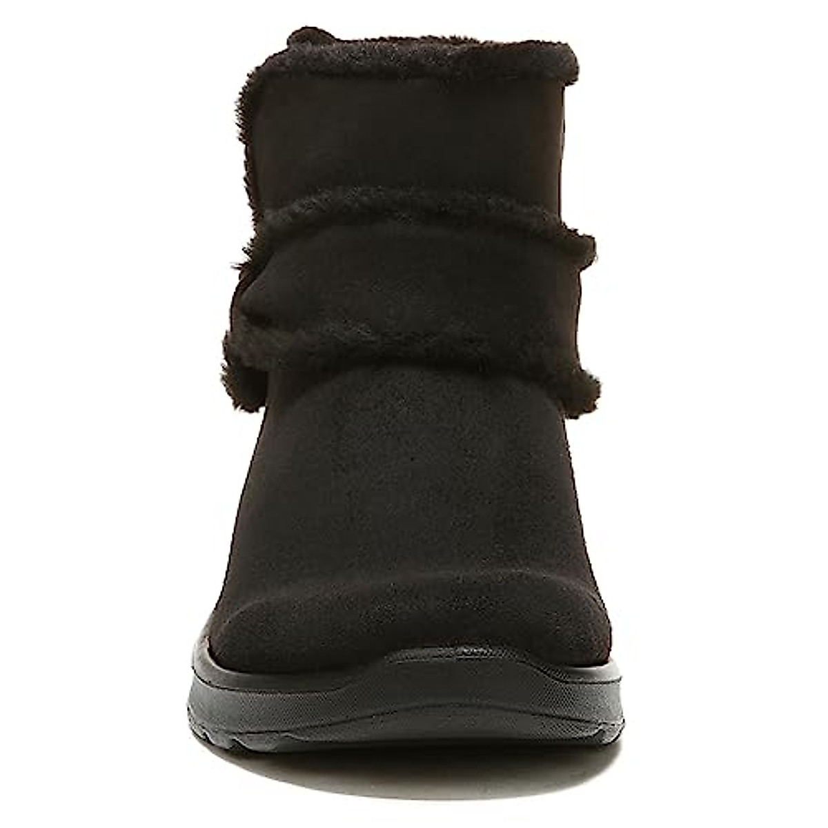 BZees Womens Glaze Ankle Boot, Black, 8.5 Wide US