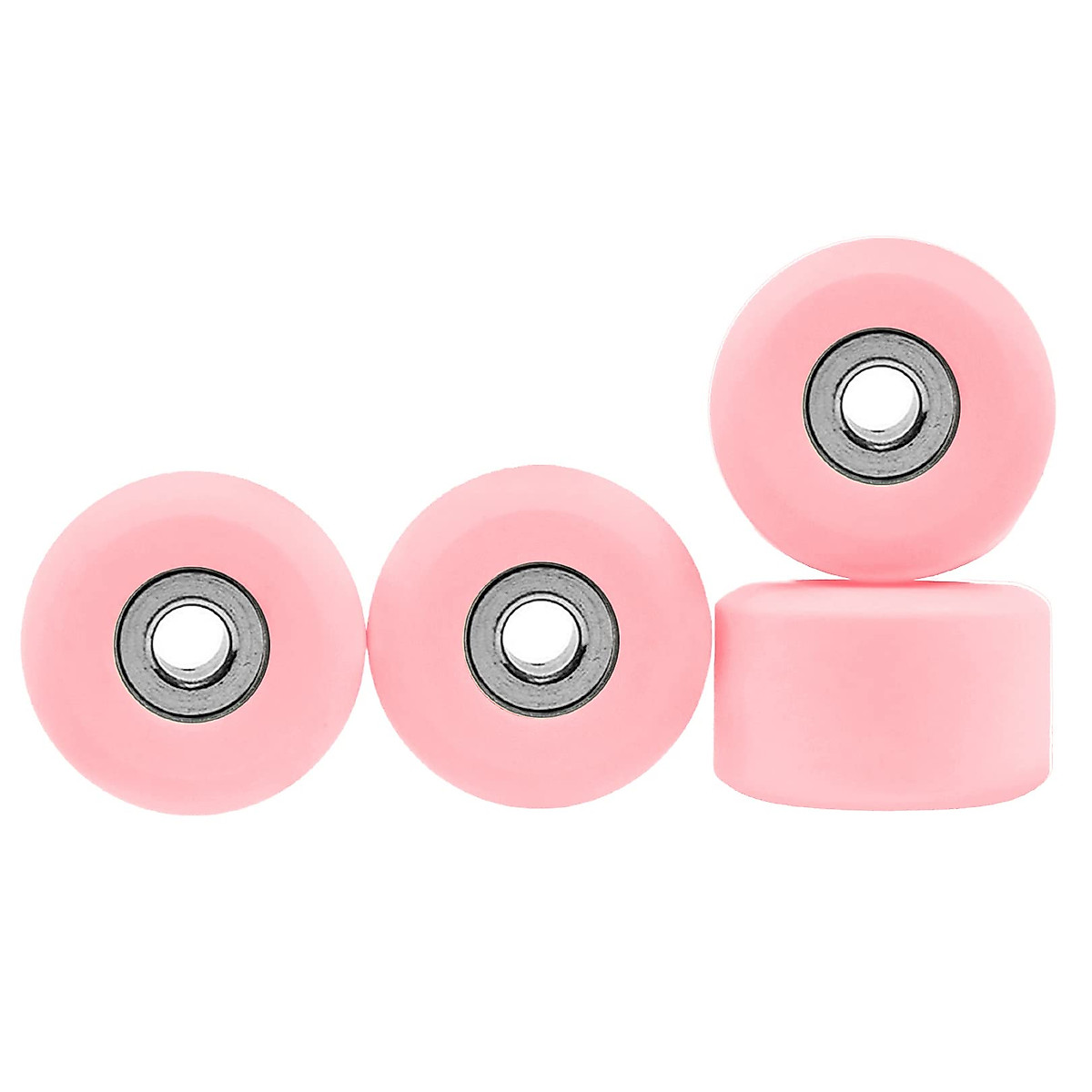 Teak Tuning Apex 61D Urethane Fingerboard Wheels - New Street Shape, 7.7mm Diameter - Ultra Spin Bearings - Made in The USA - Gumdrop Colorway