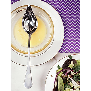RSVP International Endurance Culinary Sauce Spoon, Mini Ladle with Gravy Pour Spout, Dishwasher Safe, 18/8 Stainless Steel, 9x1.75x2"