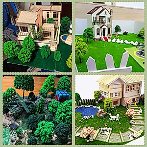 70pcs 3-9cm Model Trees HO Scale Layout, Model Train Scenery Architecture, Railroad ArchitectureModel Train Scenery Architecture, Railroad Architect Diorama Tree for DIY Scenery Landscape, Mixed Color