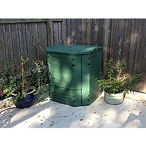 Exaco ThermoKing 900-NP Thermo King Compost Bin, 240 Gal Giant Composter, Green