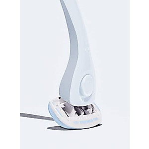 Billie Shaving Razor Cool Blue with 2 x 5-Blade Cartridges and the Magic Holder, 4 Piece Set