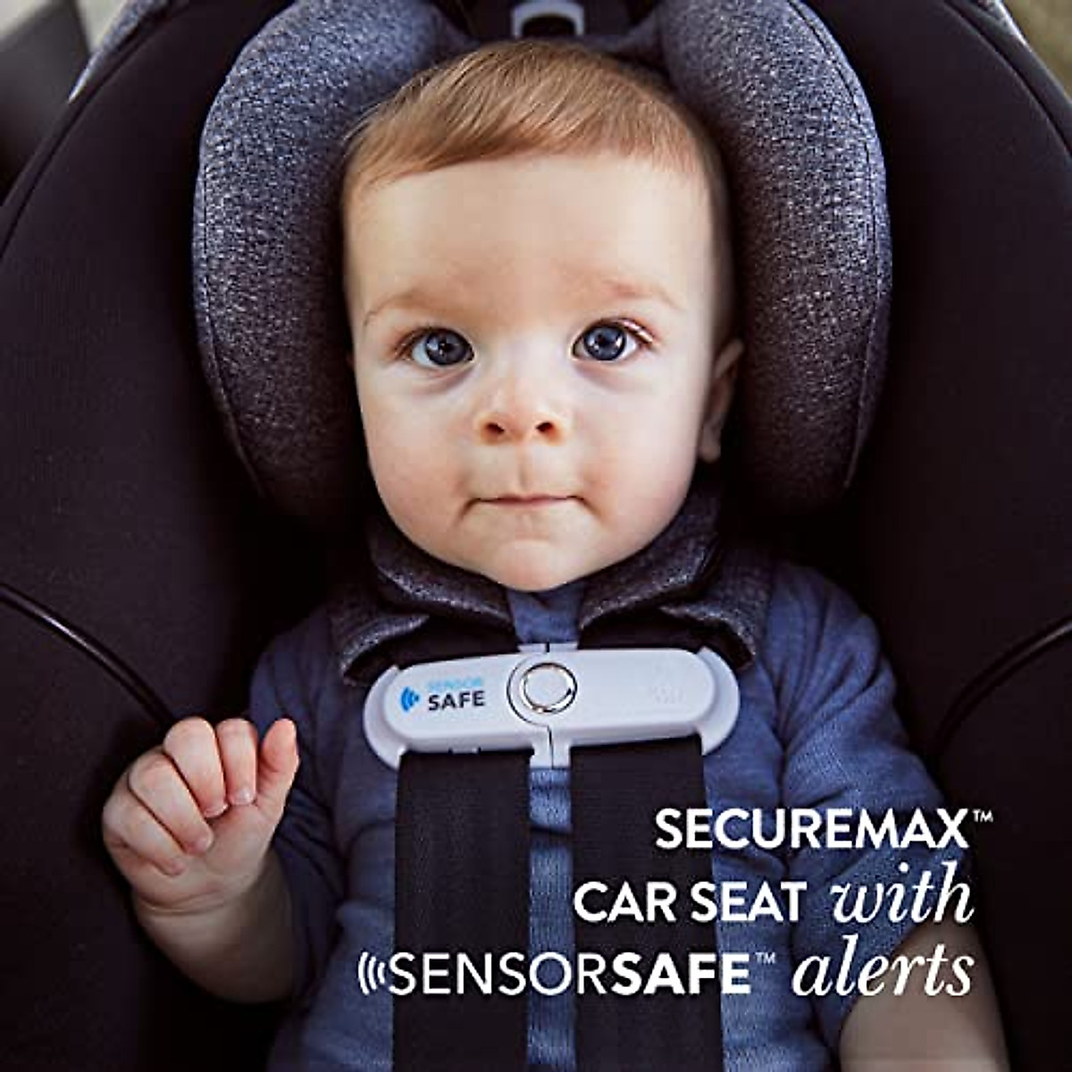 Evenflo Gold, SensorSafe Shyft Smart Modular Travel System with SecureMax Smart Infant Car Seat, Six Different Modes, Syncs with SensorSafe App, 3-Position Recline, Fits Babies 4-35 Pounds, Sapphire