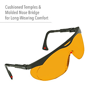 Honeywell Uvex Ademco Skyper Blue Light Blocking Computer Glasses with SCT-Orange Lens (S1933X)