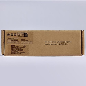 stonylab Electrode Holder, Multi-Purpose Electrode Clip with Plastic Protective Sleeve Electrode Holder with Detachable Nickel Plated Copper Gator Clip and PTFE Body for Electrolytic Cell