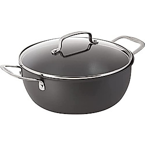 Cuisinart 650-26CP Chef's Classic 5-Quart Chili Pot with Cover Nonstick-Hard-Anodized, Black