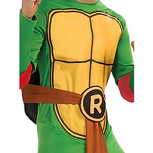 Rubies Men's Teenage Mutant Ninja Turtles Adult Raphael and Accessories Costume for Themed Parties and Halloween, Multicolor, Standard US