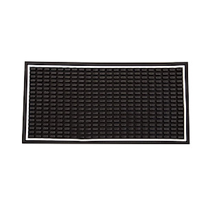 Highball & Chaser Bar Mat 12in x 6in. 1cm Thick Durable and Stylish Bar Mat for Spills, Service Mat for Coffee, Bars, Restaurants CounterTop Dish Drying Mat, Glass Drying Mat (1 Pack)