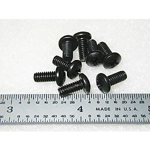 8-32 X 3/8" SCREW PAN HEAD PHILLIPS BLACK OXIDE ALLOY STEEL - 100 PCS Screws Kit Set