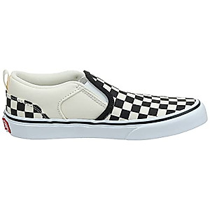 Vans Asher, Women’s Low-Top Sneakers, White (Checkerboard/Black/White), 6.5 US