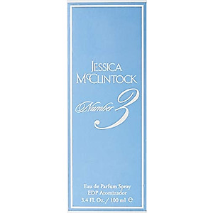 Jessica McClintock No. 3 Eau de Parfum Spray for Women, 3.4 Ounce