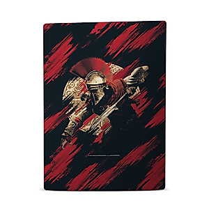 Alexios with Spear Odyssey Artwork Matte Vinyl Faceplate Sticker Gaming Skin Case Cover Compatible with Sony Playstation 5 PS5 Disc Edition Console & DualSense Controller