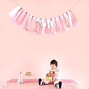 Peach Theme First Birthday Banner - First Birthday High Chair Banner, Sweet Peach Tutu, One Sweet Peach Birthday Decorations, Crush Cake Photo Props Background