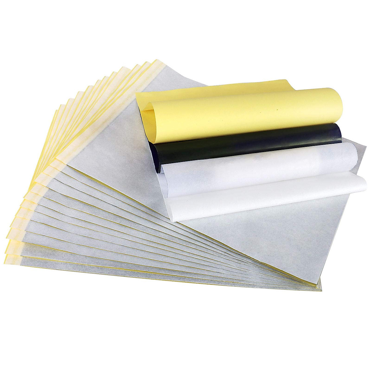 Tattoo Transfer Paper, AZELMADE 20PCS Premium Thermal Stencil Paper, 4 Layers DIY Tattoo Tracing Paper for Tattooing to Skin Tattoo Transfer Kit Tattoo Supplies, Size A4