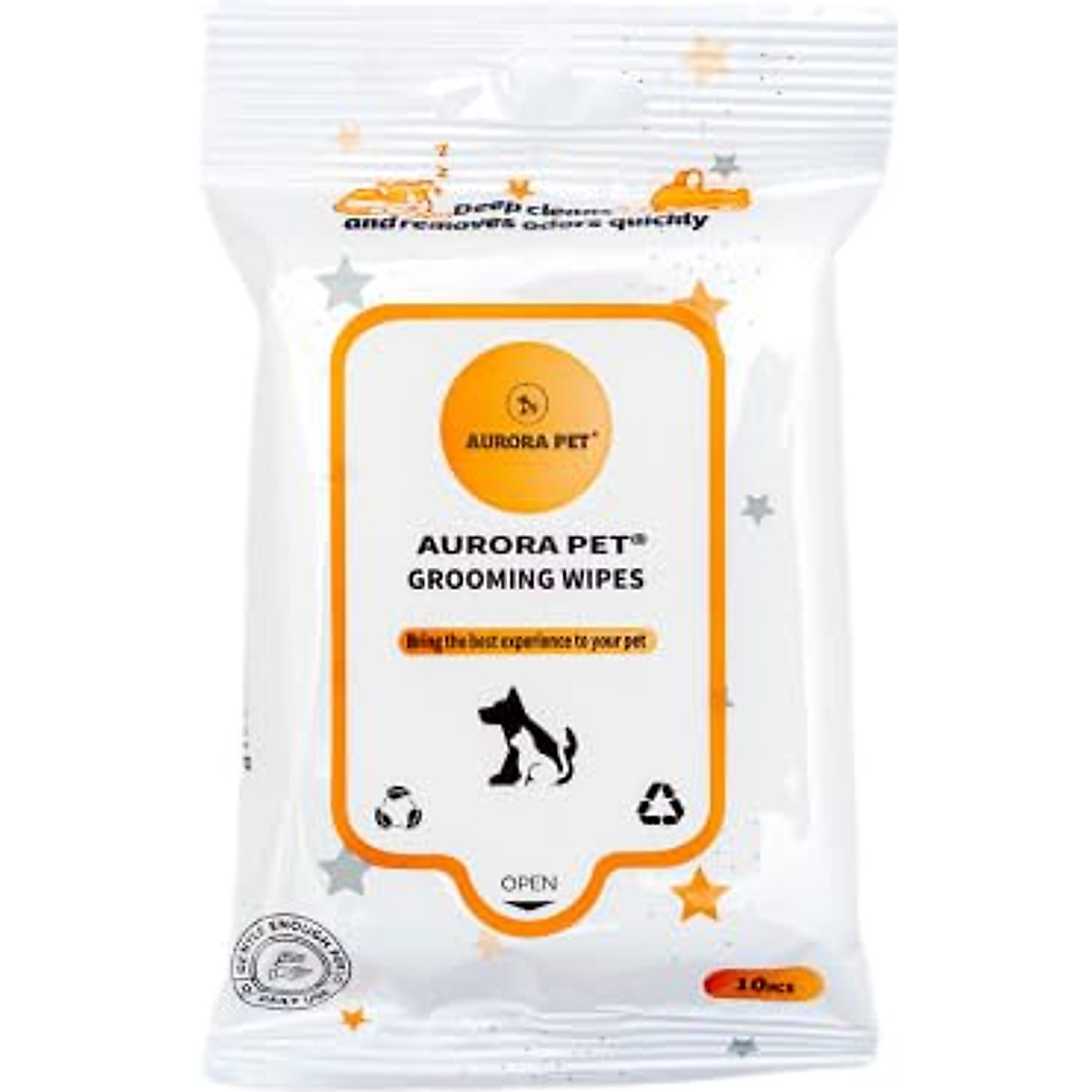 Aurora Pet Variety Pack (6) Wellness Bowl Boosters Hearty Wet Dog Toppers (2) Beef (2) Chicken (2) Turkey (5.5-oz Each) with AuroraPet Wipes