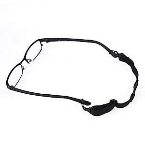 RDEXP Adjustable Elastic Sport Strap Eyeglasses Glasses Strap Holder with Push Button Buckle Pack of 5