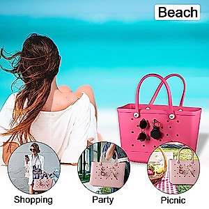 3pcs Keychain Hanger for Bogg Bag, Plastic Hooks Compatible with Bogg Bag Accessories for Bogg Bags Suitable for Charms Tassel Keychains (Black)