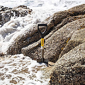 Stanley Garden BDS7148T Mini D-Handle Round Point Shovel, Yellow