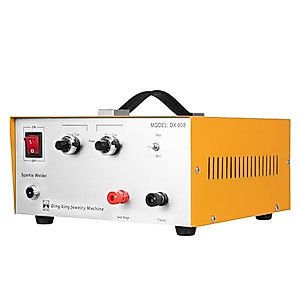 Gdrasuya10 600W Spot Welder Spot Welding Machine 110V 1-80A Jewelry Welding Machine for Gold, Silver and Platinum, with Foot Pedal Control