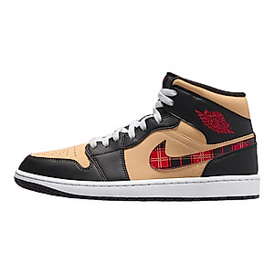 Jordan Mens Air 1 Mid SE DZ5329 001 - Size 11.5, Black/Multi-color-sesame